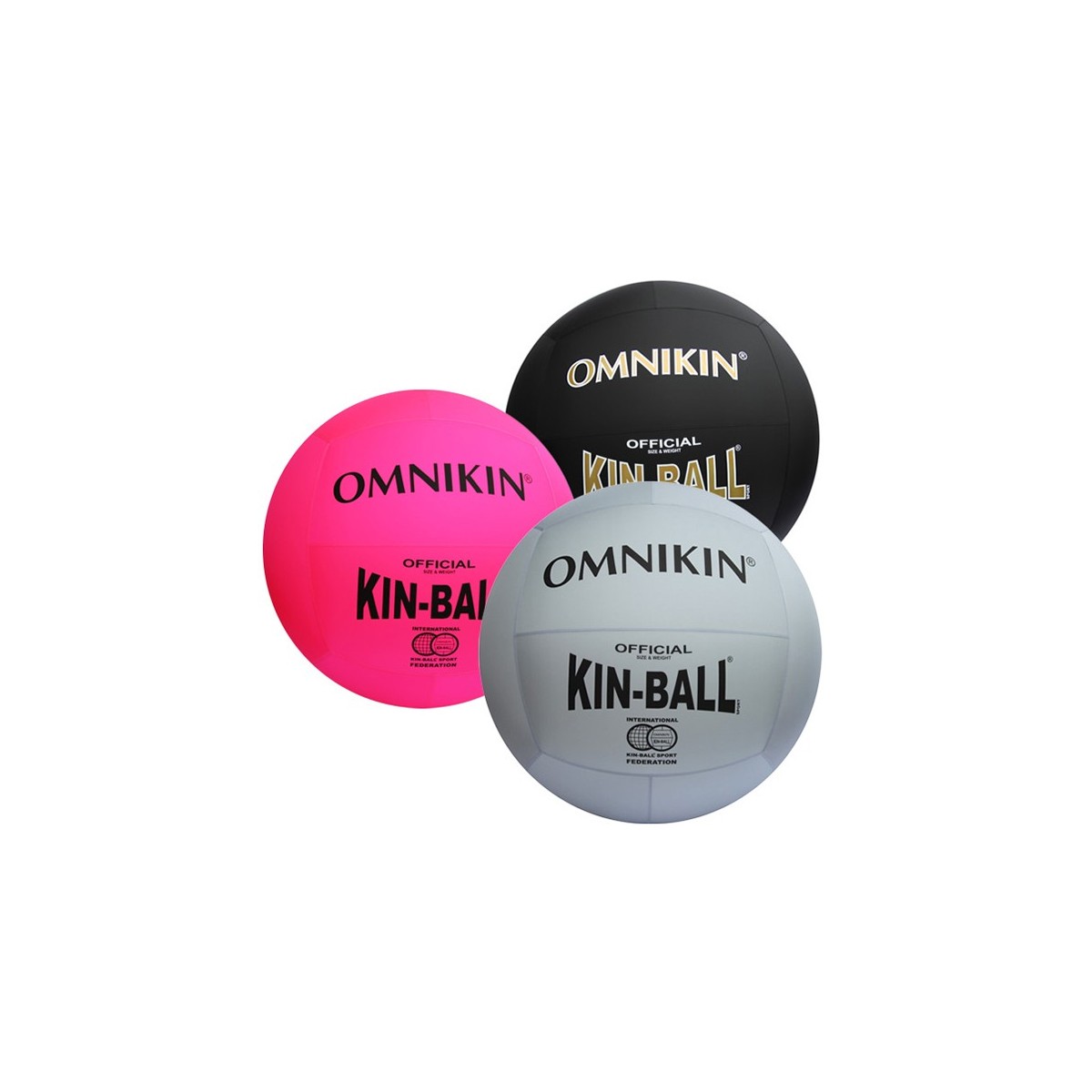 Ballon de KIN-BALL® OMNIKIN® officiel couleur gris